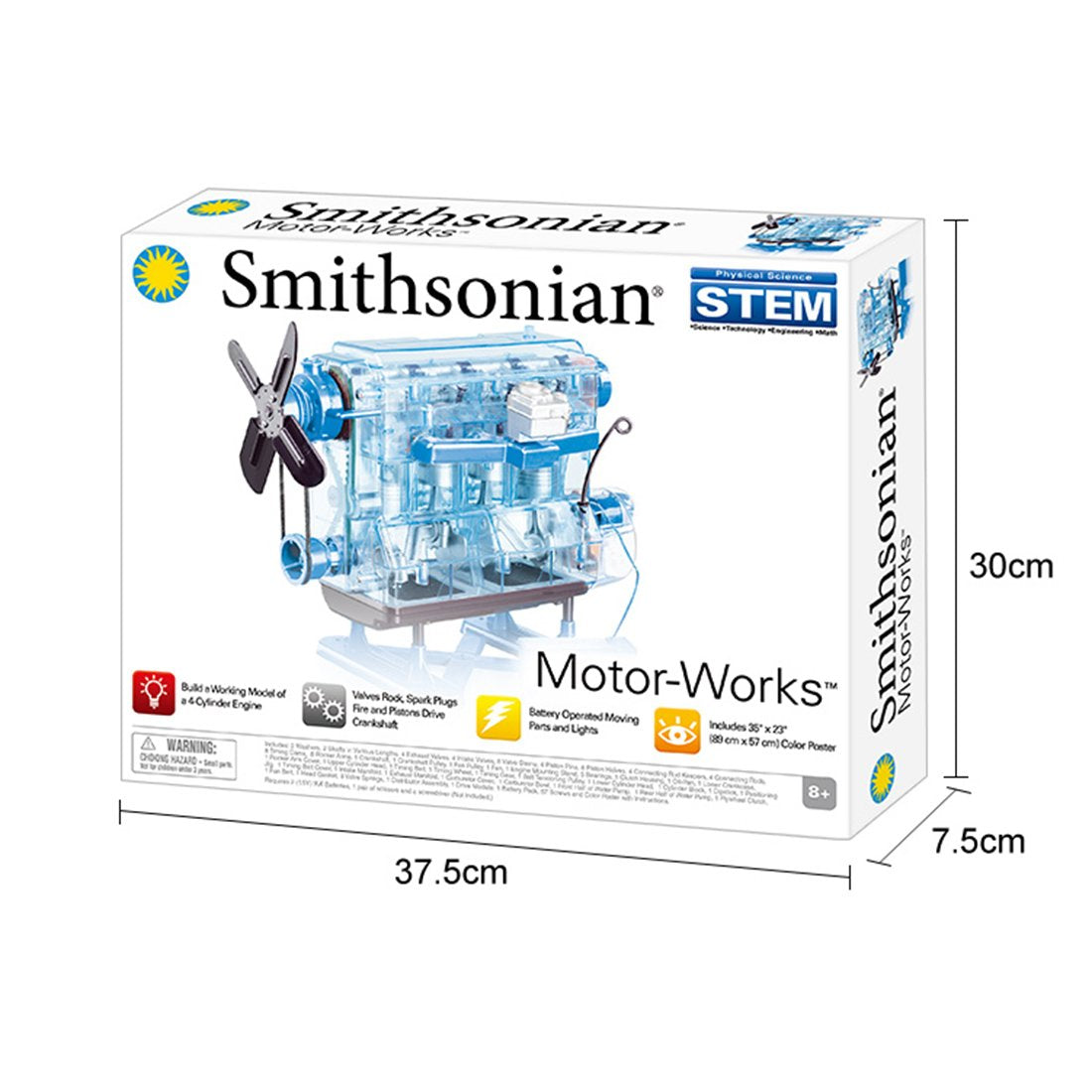 diy inline 4-cylinder l4 car engine assembly model kit stem educational ...