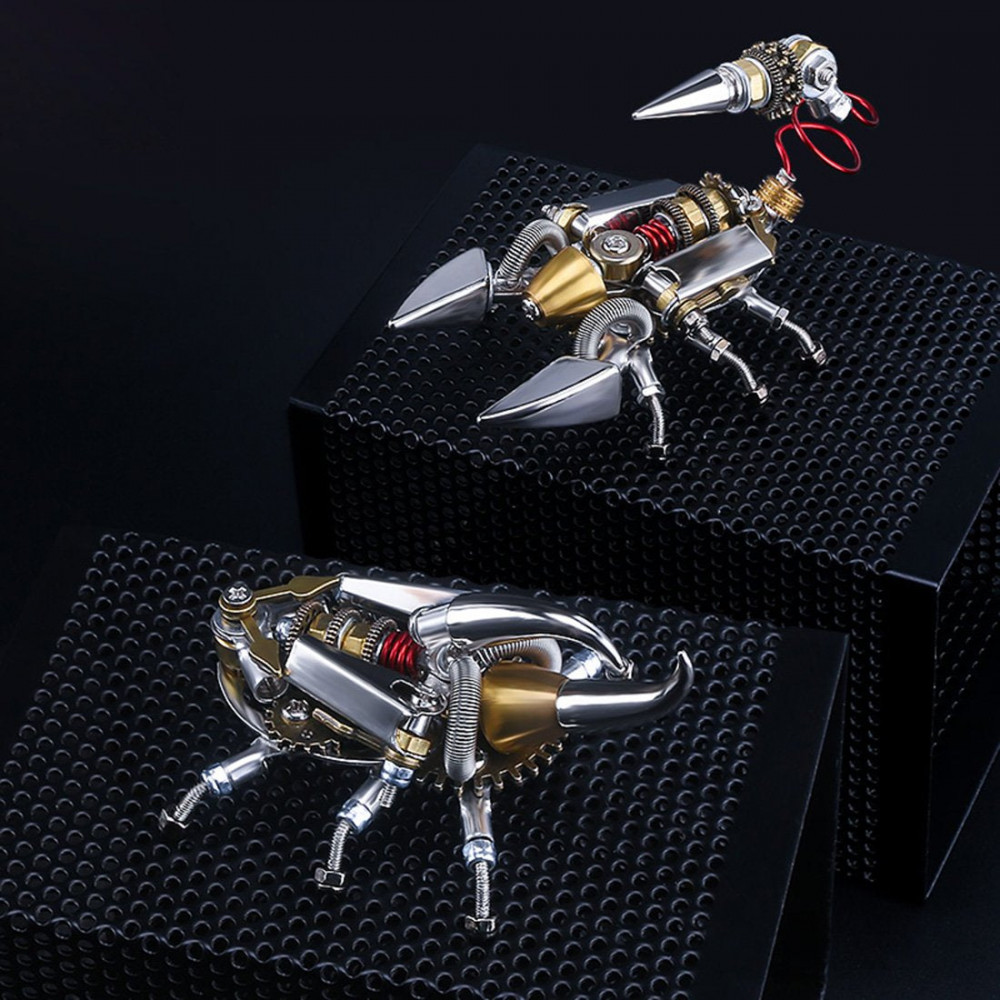 diy metal 3d assembly armor scorpion mecha puzzle model kit - diy-metal ...