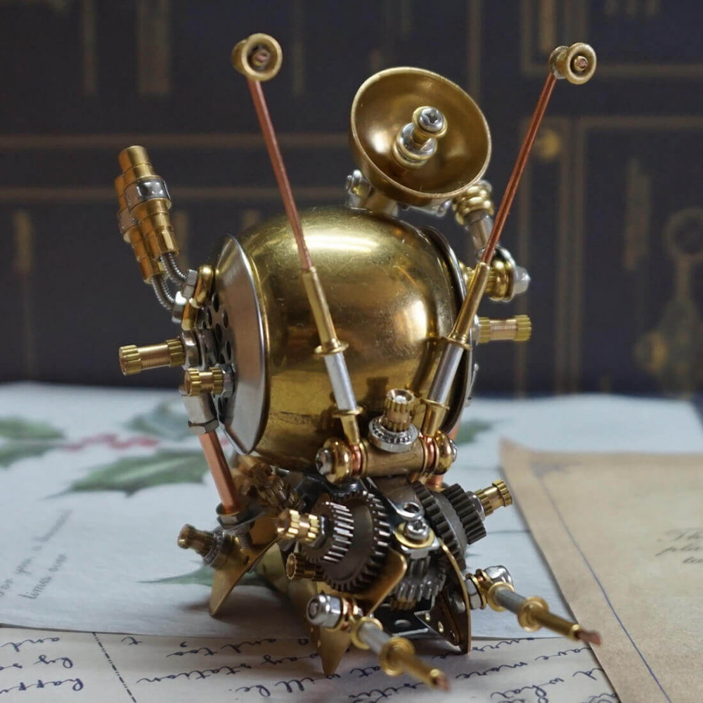 diy metal assembly mini steampunk snail 3d metal model kits 220pcs ...