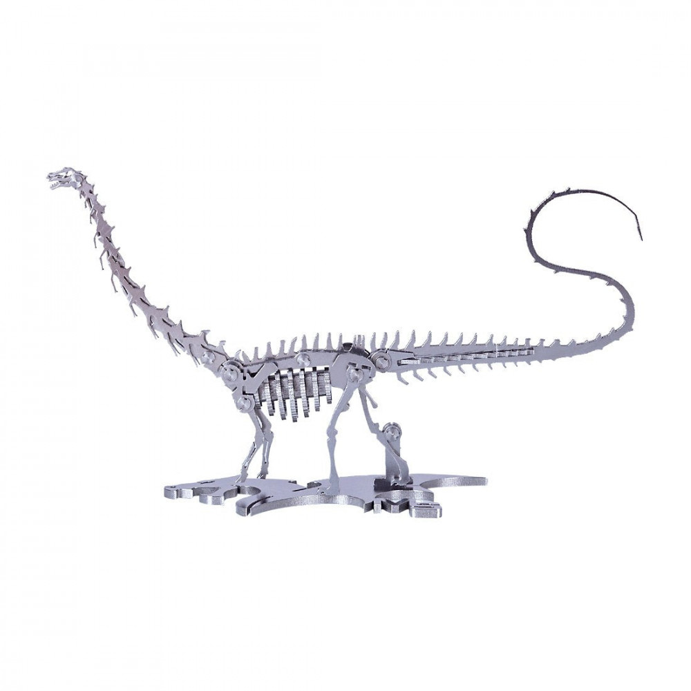 diy metal brachiosaurus dinosaur puzzle model assembly 3d crafts - diy ...