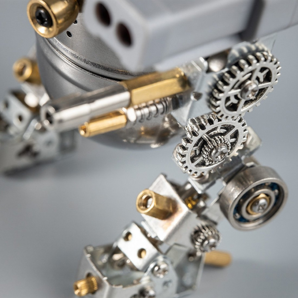 diy metal mechanical pocket size fight mecha puzzle assembly toy model ...