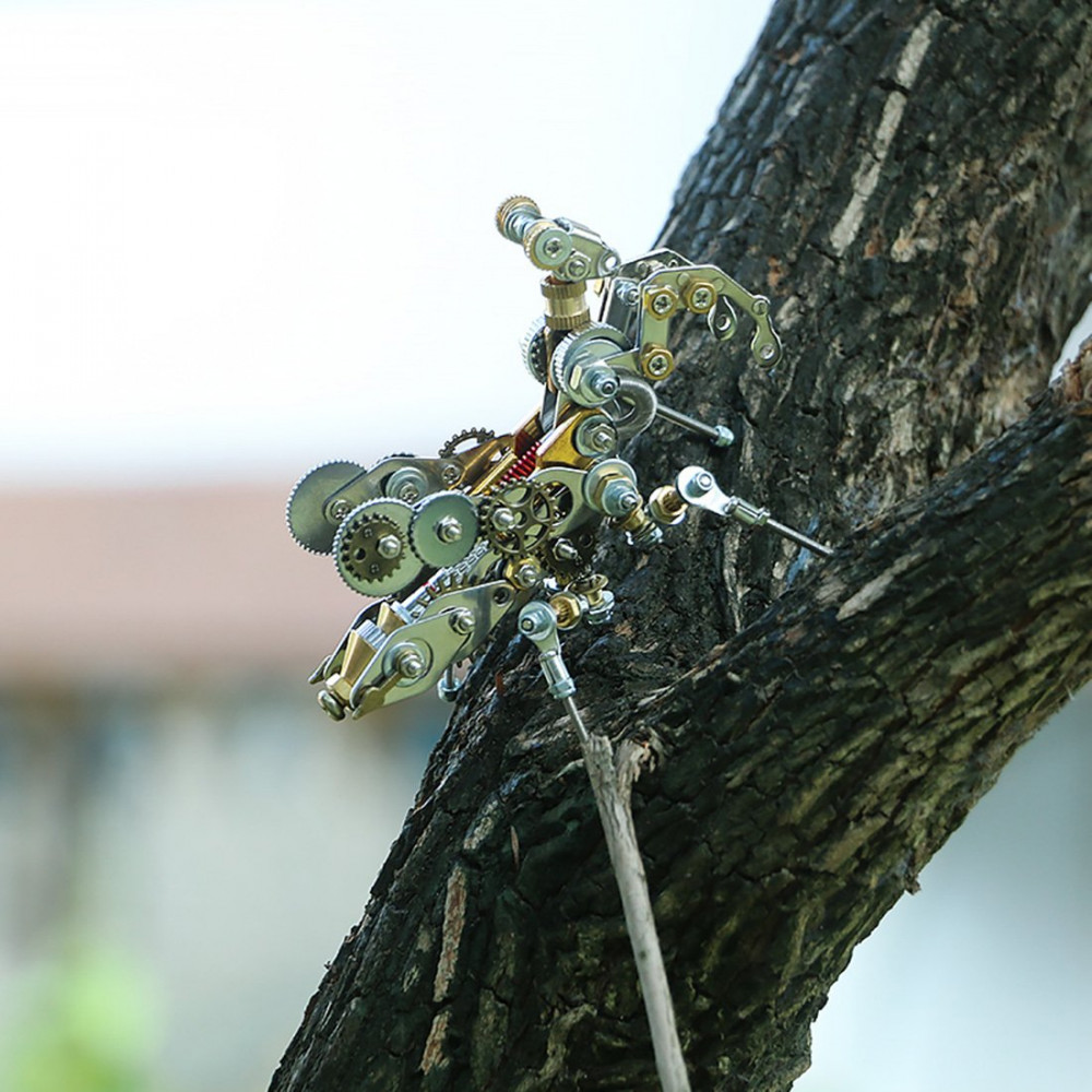 diy metal mechanical prayer mantis insect puzzle 3d assembly model kit ...