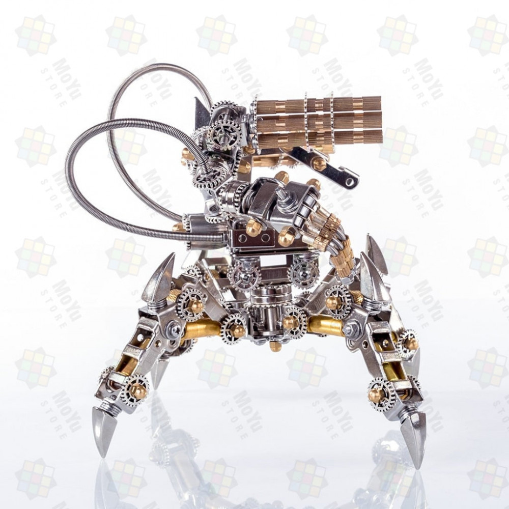 diy stainless steel 3d puzzle magnetic chaser mecha model without ...