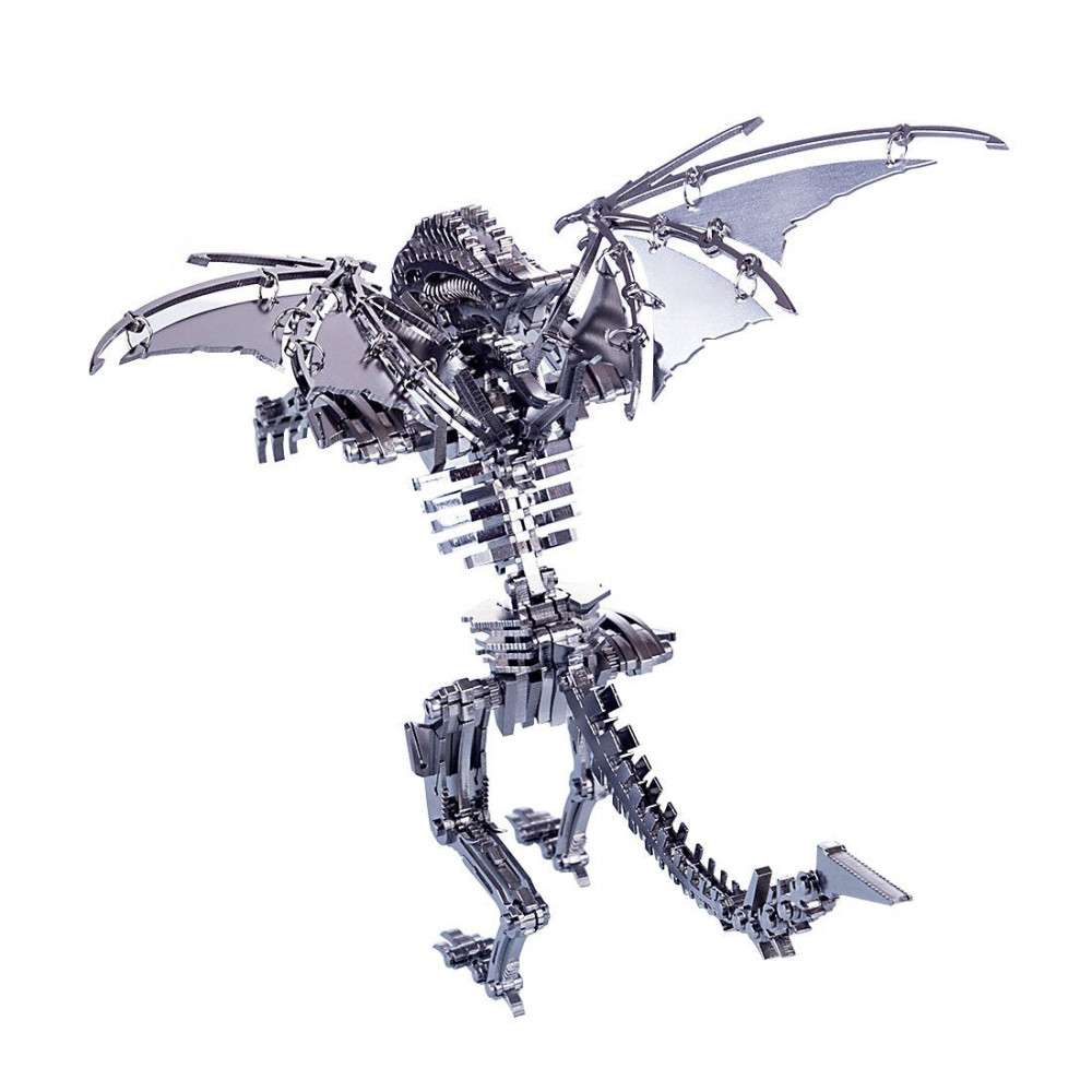 diy stainless steel metal alien puzzle assembly model kit - diy ...