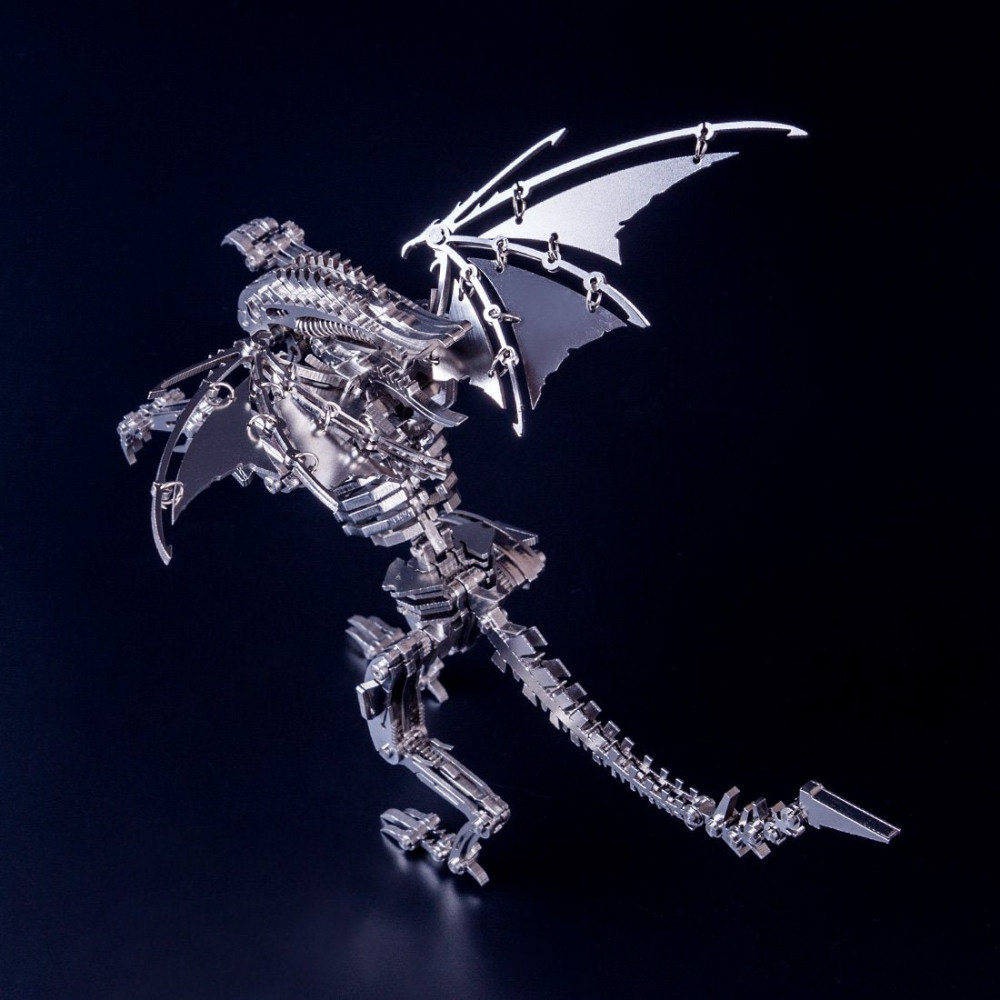 diy stainless steel metal alien puzzle assembly model kit - diy ...