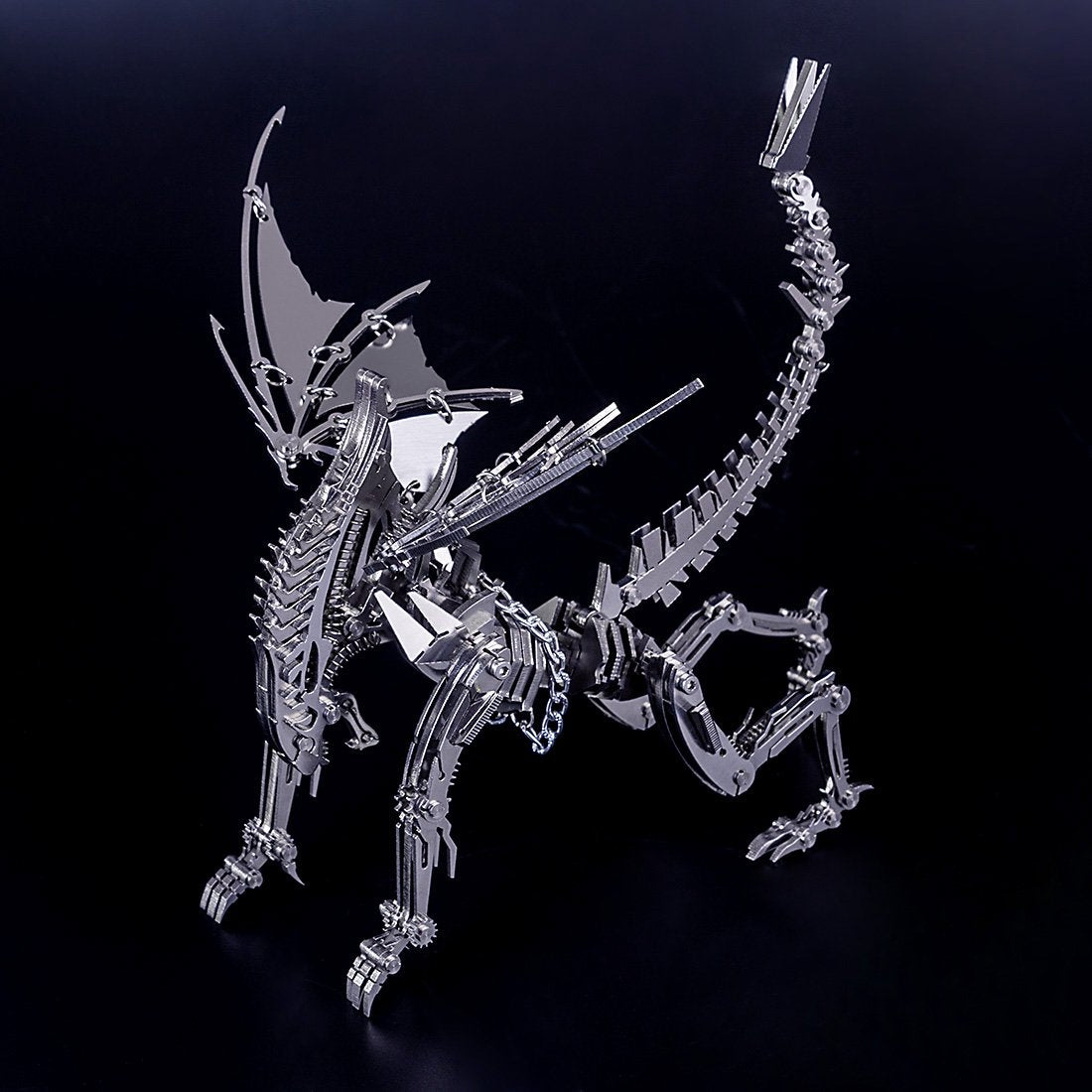 diy stainless steel metal alien puzzle assembly model kit - diy ...