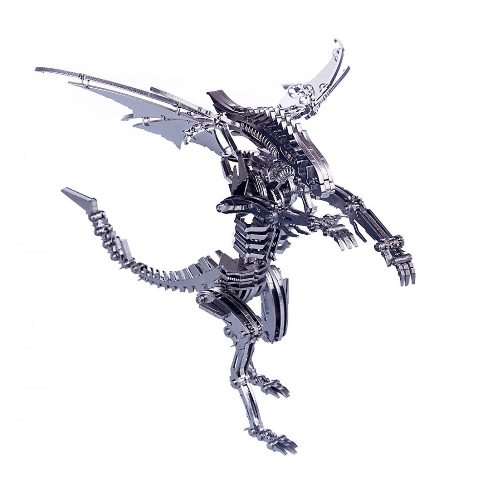 diy stainless steel metal alien puzzle assembly model kit - diy ...