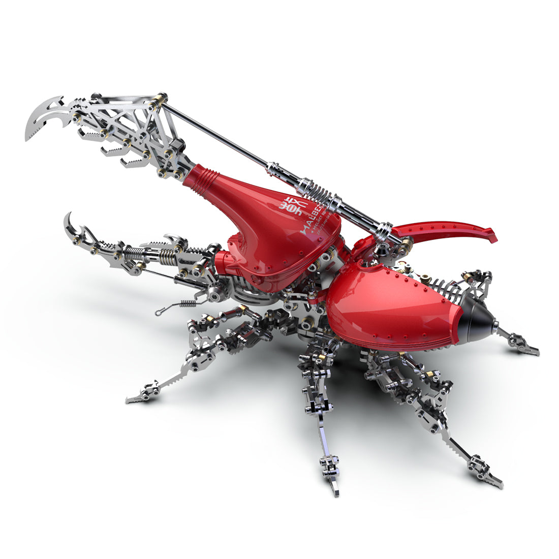 large dynastes hercules beetle with long horn 3d metal model kits ...
