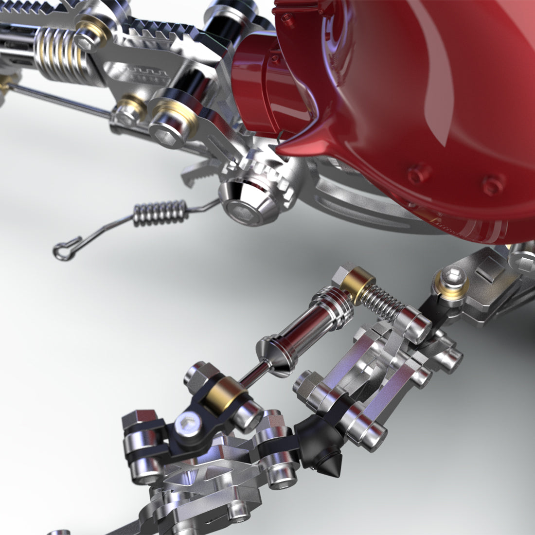 large dynastes hercules beetle with long horn 3d metal model kits ...