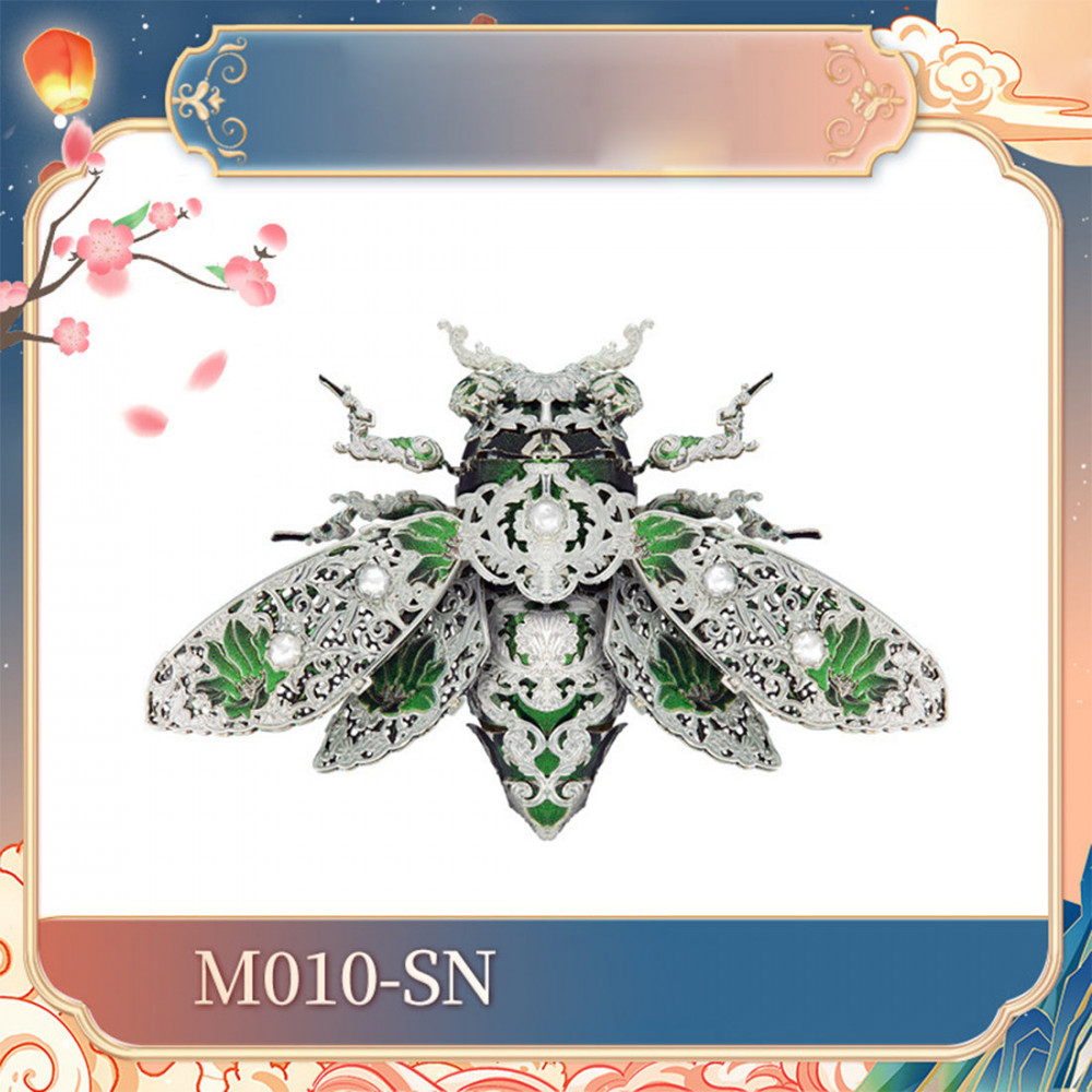 gemsect 3d metal insect model kits diy assembly puzzle laser cut jigsaw ...