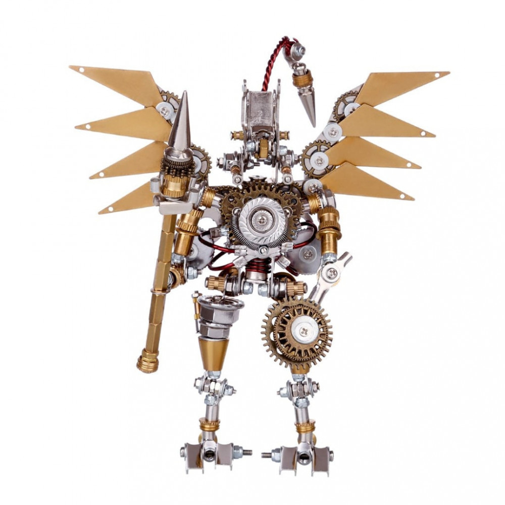 golden mechanical angel diy metal 3d assembly puzzle toys - golden ...