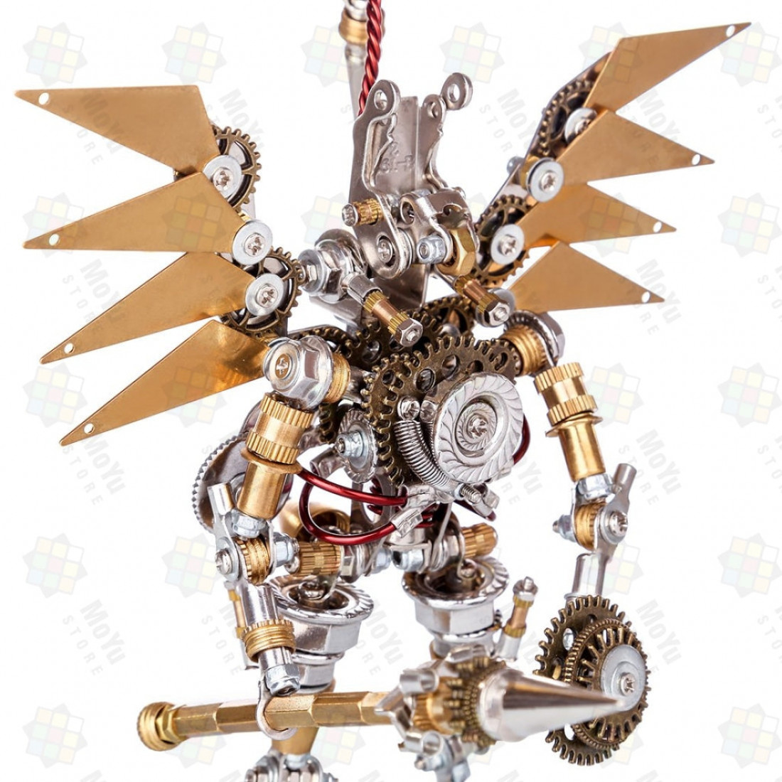 golden mechanical angel diy metal 3d assembly puzzle toys - golden ...