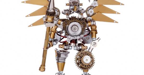 golden mechanical angel diy metal 3d assembly puzzle toys - golden ...