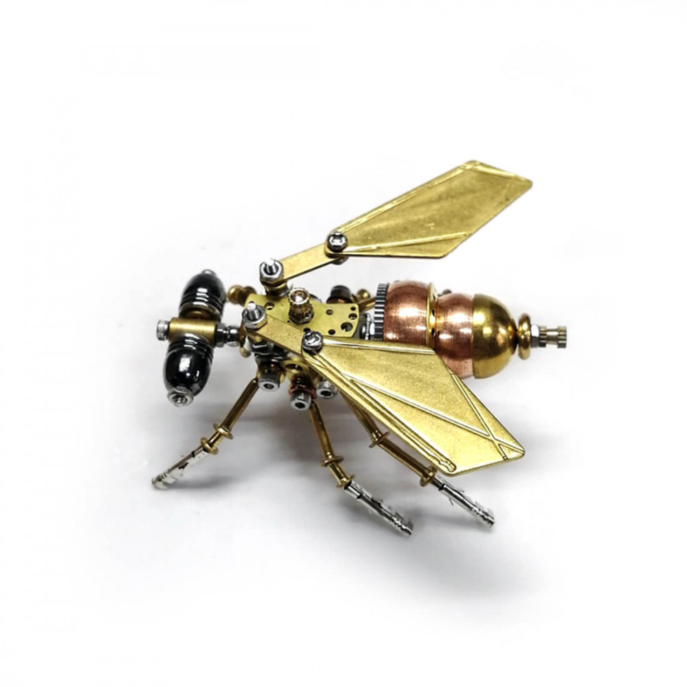 little fly 3d diy steampunk mechanical insect metal assembly model (100 ...