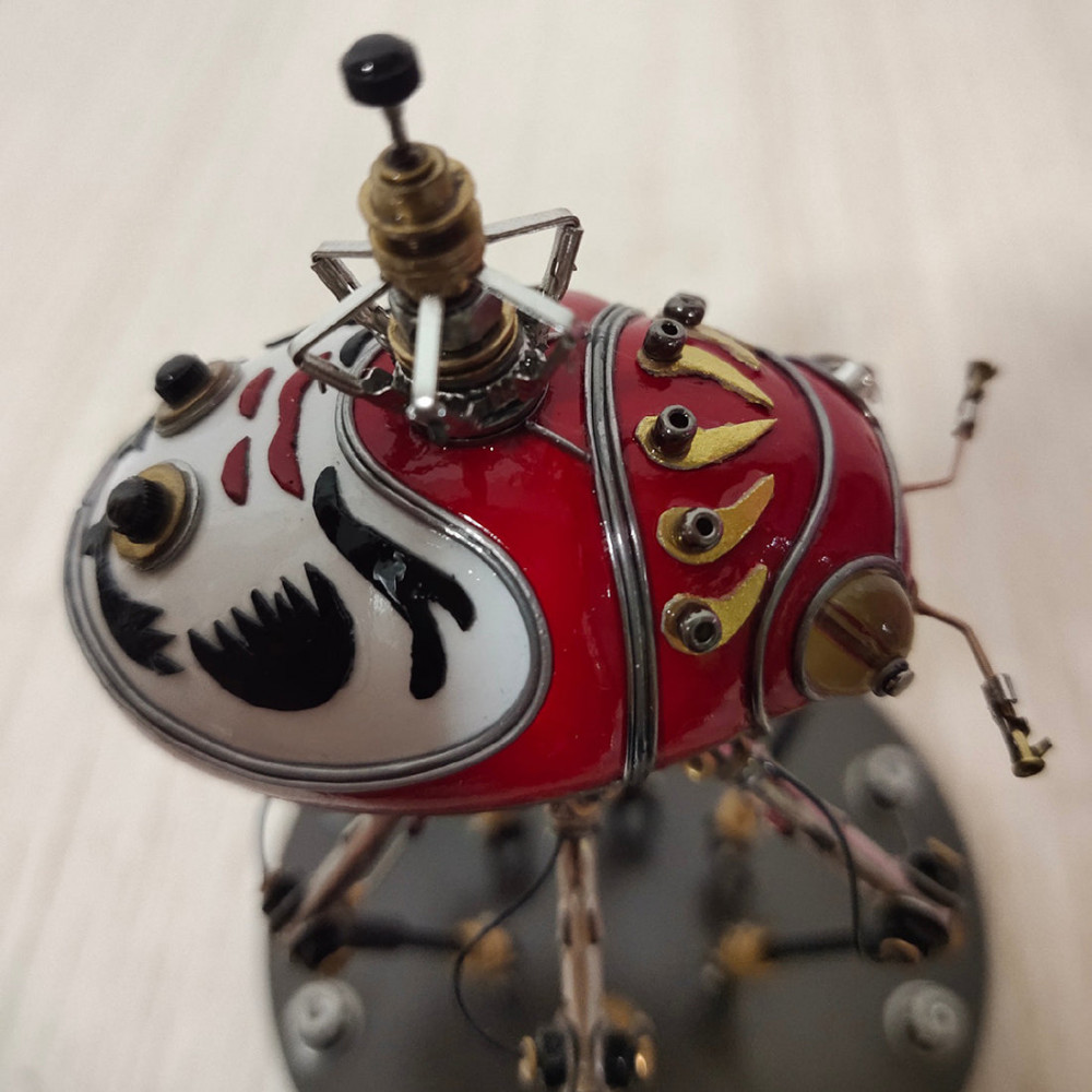 mechanical multi-legs dharma beetle steampunk bug insect sculpture 3d ...