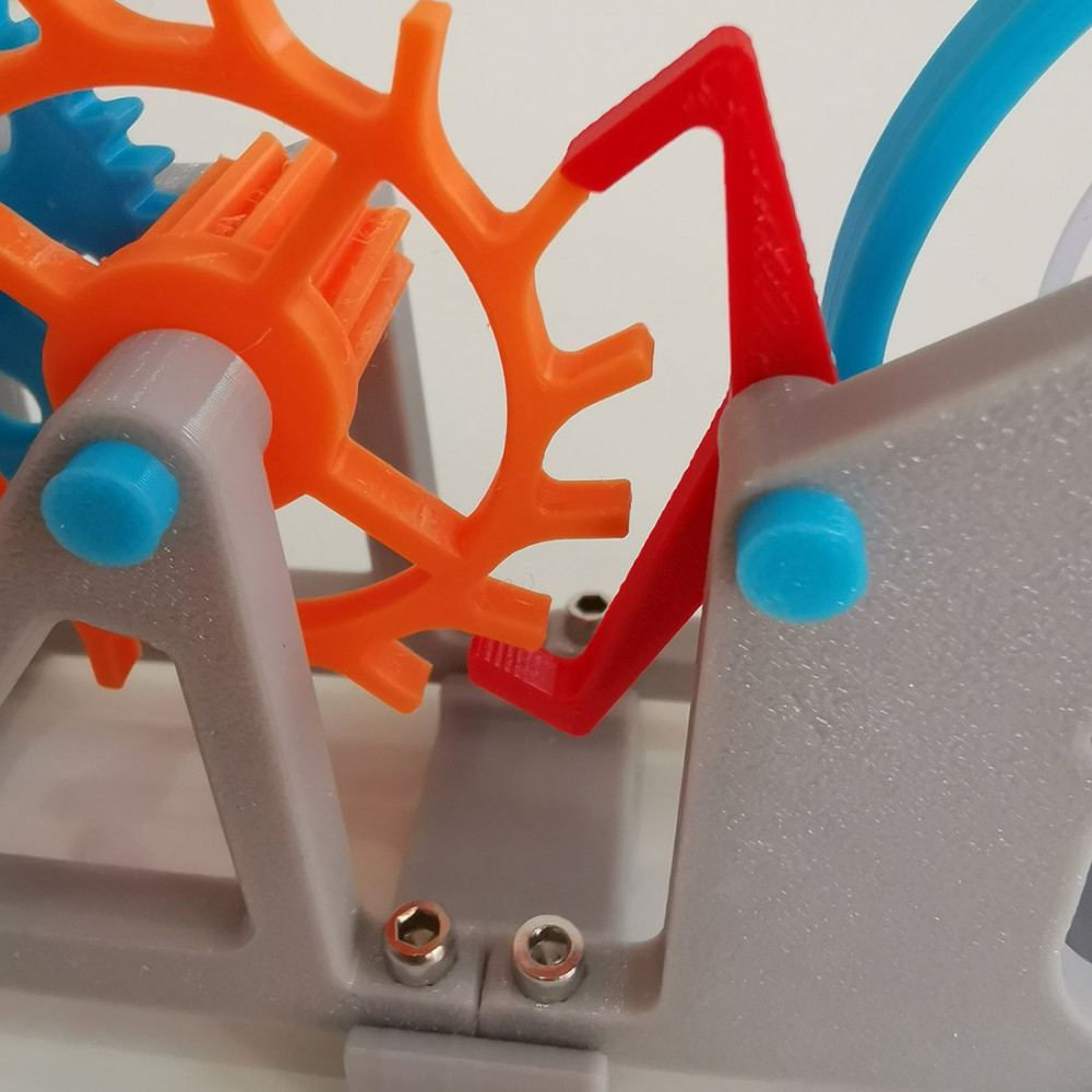 mechanical tourbillon clock movement assembly model 3d printed toy ...