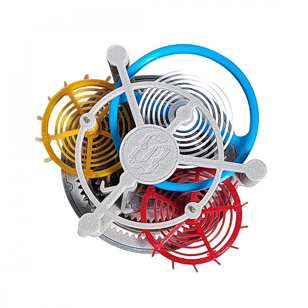 mechanical tourbillon flying machine assembly 3d printed toy ...