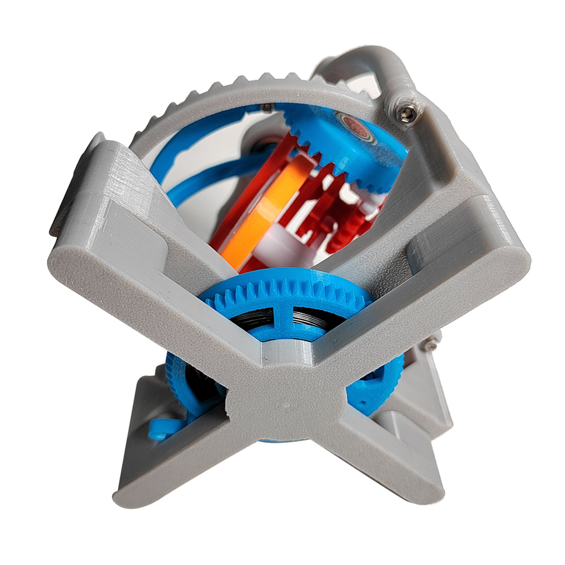 mechanical triple-axis tourbillon 3d printed toy - mechanical-triple ...