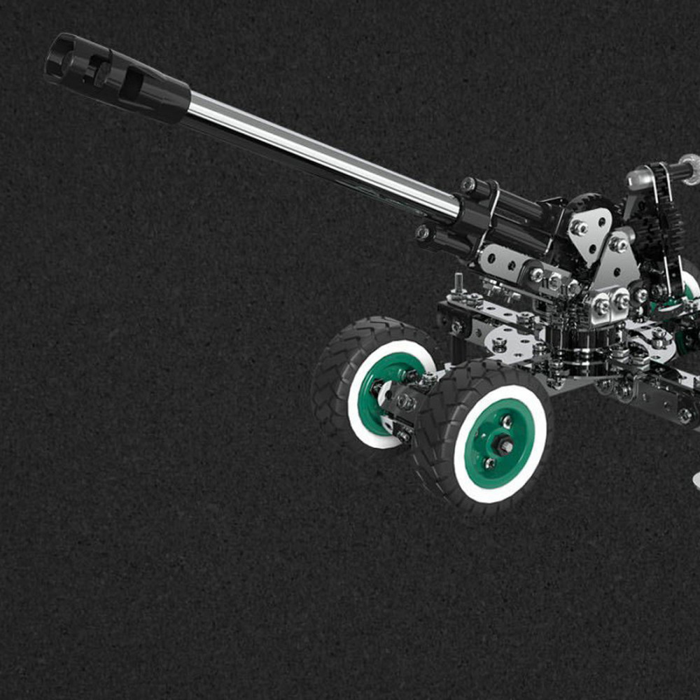 381pcs metal military m777 howitzer model assembly puzzle building kits ...
