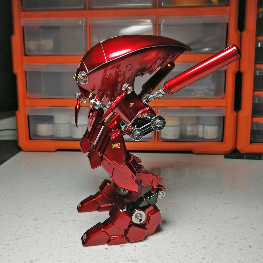 metal red steampunk armored beetle soldier 3d model kits - metal-red ...