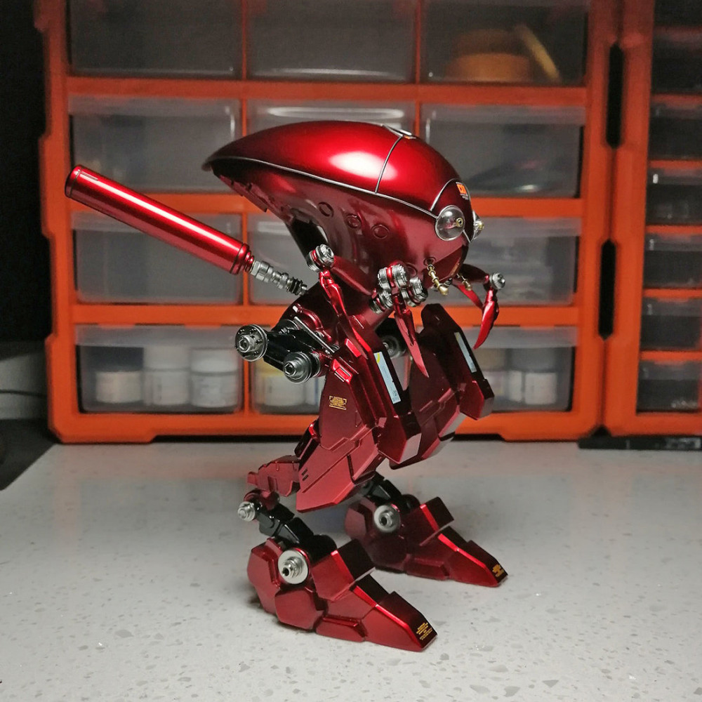 metal red steampunk armored beetle soldier 3d model kits - metal-red ...