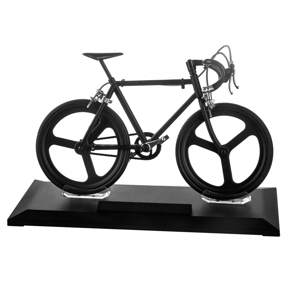 metal road bike model assembly bicycle toy 1/8 simulation fixed gear ...