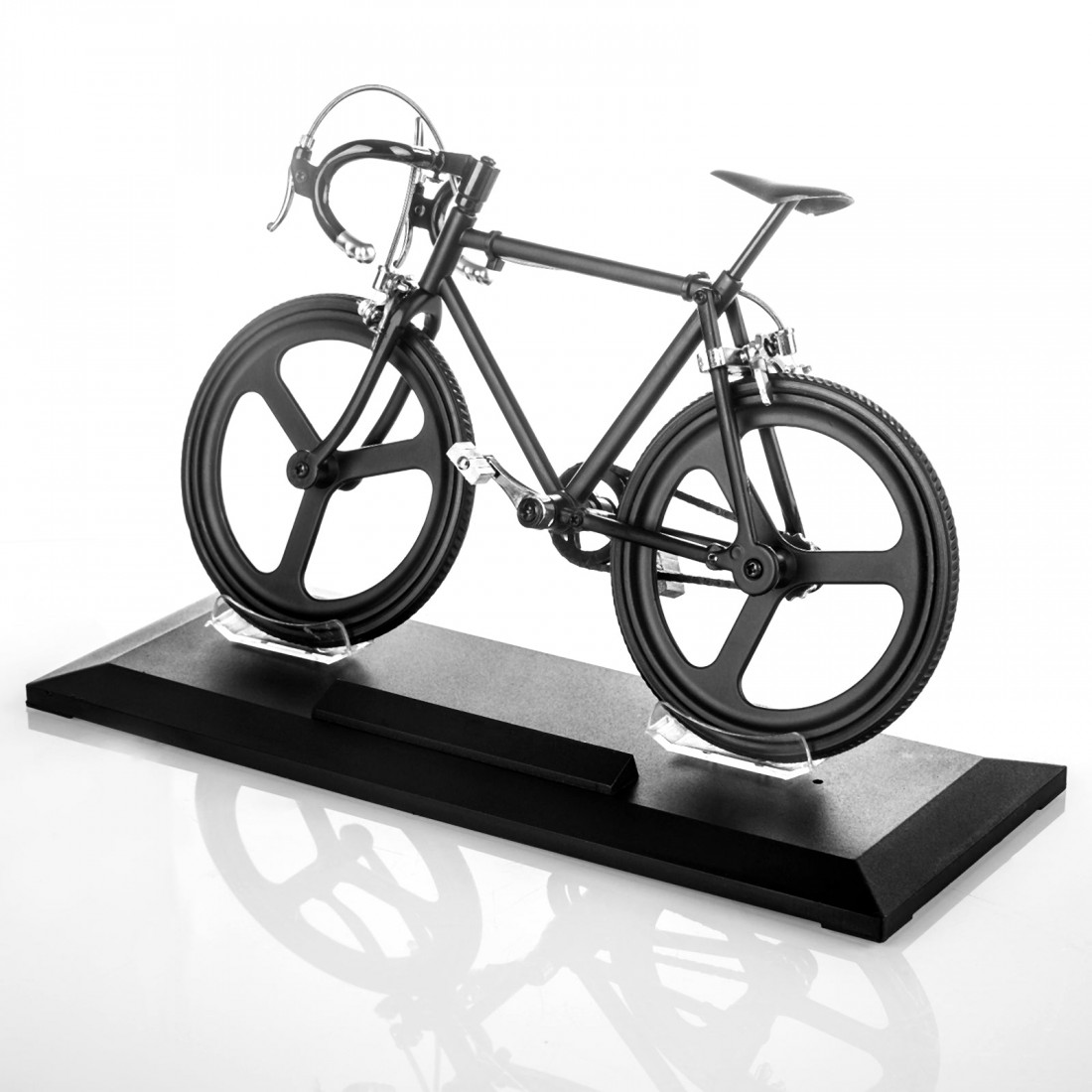 metal road bike model assembly bicycle toy 1/8 simulation fixed gear ...