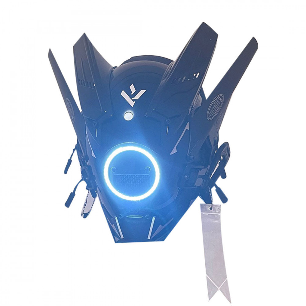 punk mask futuristic halloween costume men tactical helmet cosplay ...