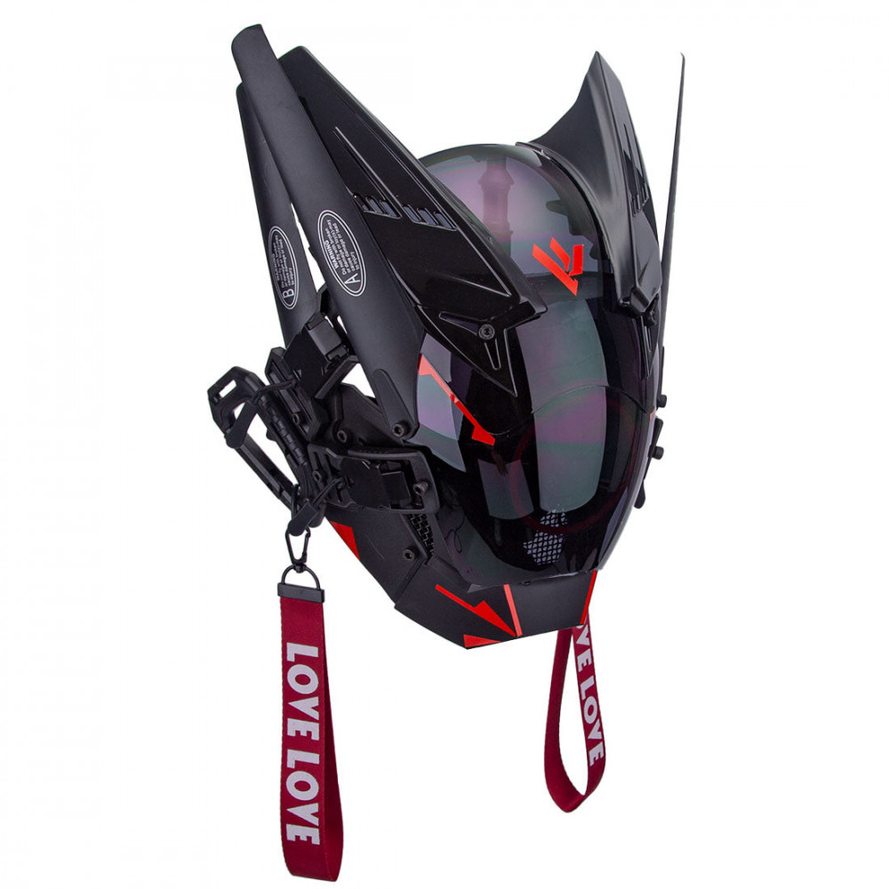 punk mask futuristic halloween costume men tactical helmet cosplay ...