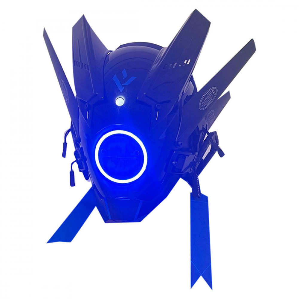 punk mask futuristic halloween costume men tactical helmet cosplay ...