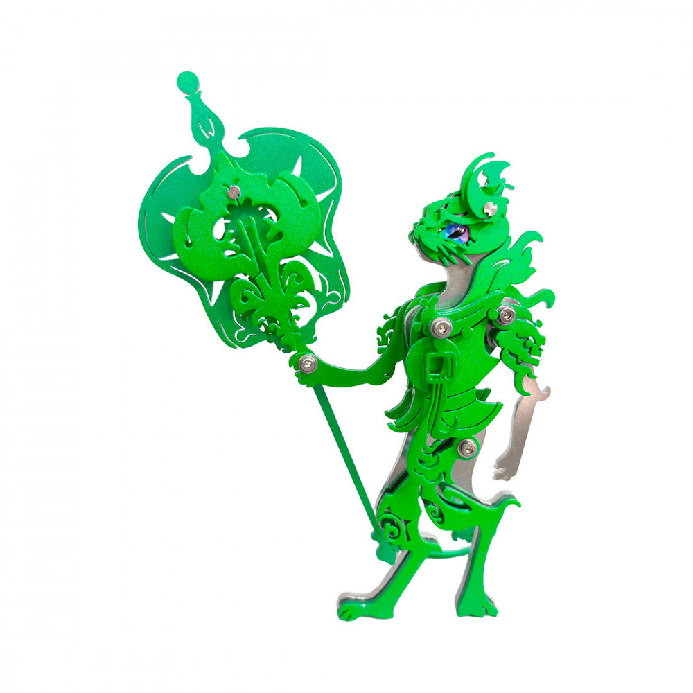 royal military cat with bansho fan 3d metal model kits - royal-military ...