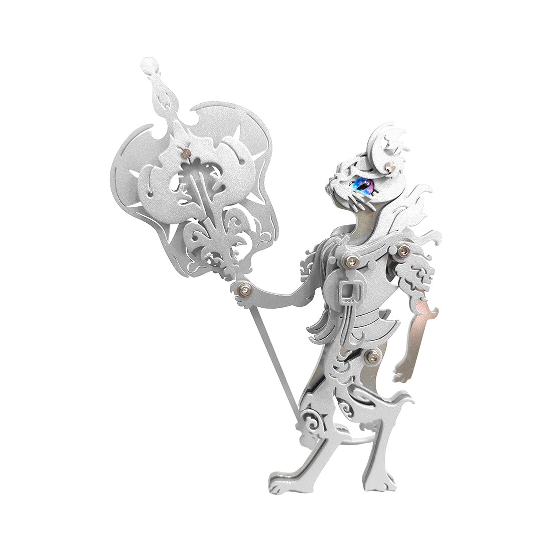 royal military cat with bansho fan 3d metal model kits - royal-military ...