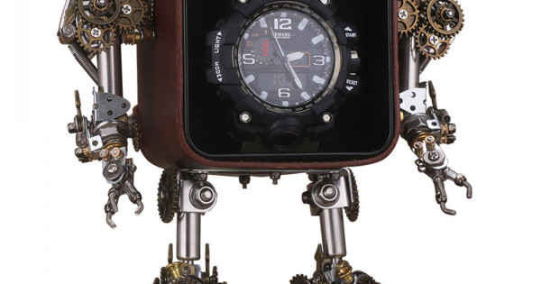 steampunk assembly chronos robotic watch stand timepiece display 540pcs ...