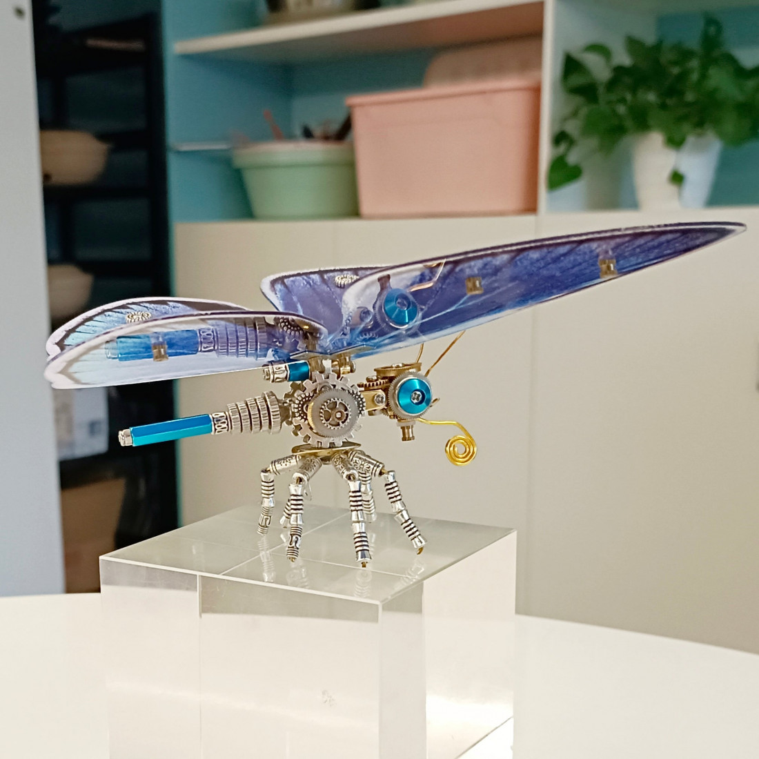 steampunk blue morpho butterfly 3d metal model kits for adults ...