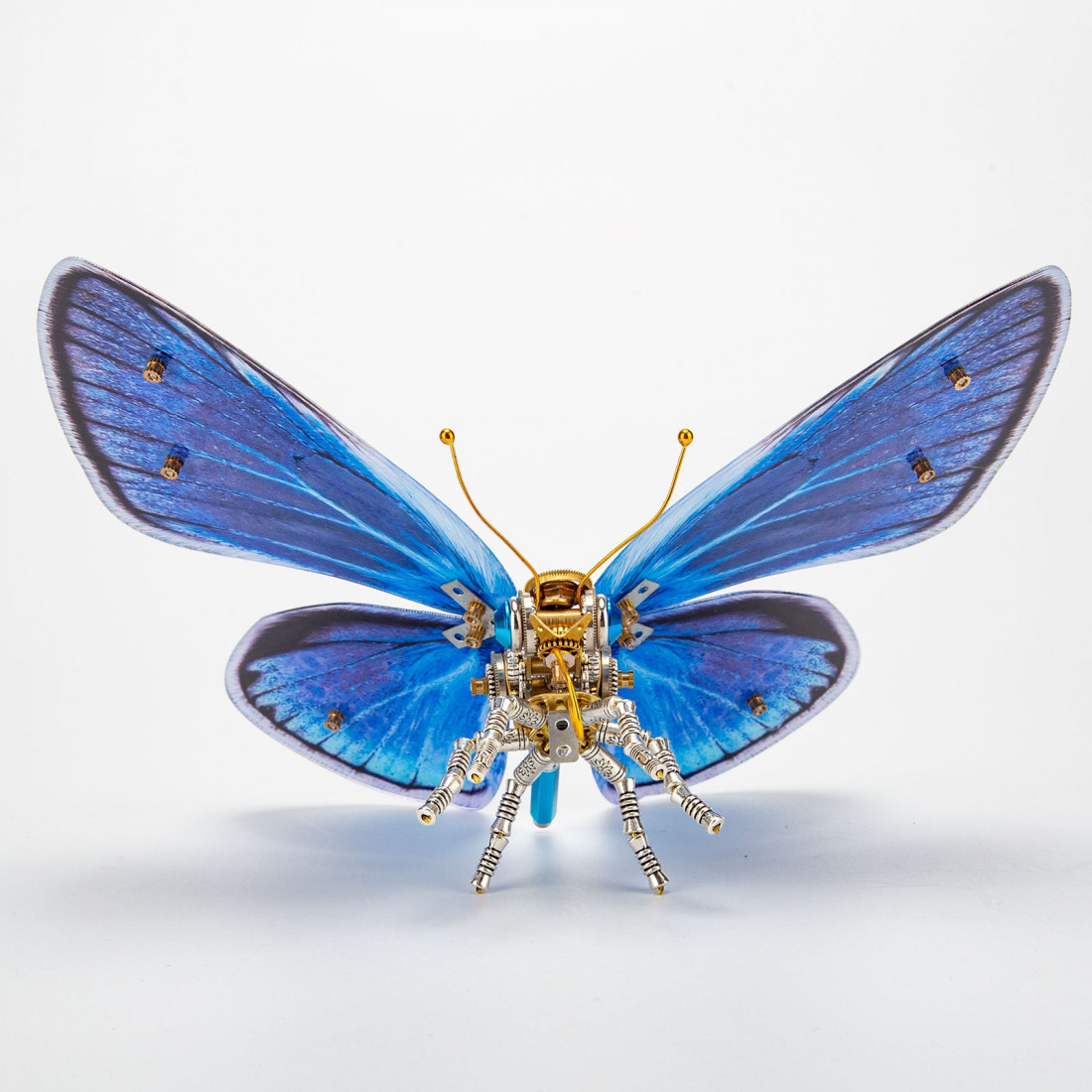 steampunk blue morpho butterfly 3d metal model kits for adults ...