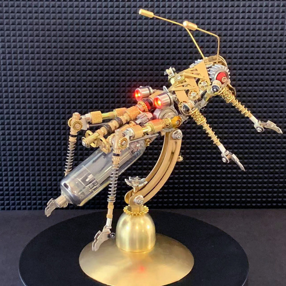 steampunk clockpunk mechanical locust bug 3d metal kits - steampunk ...