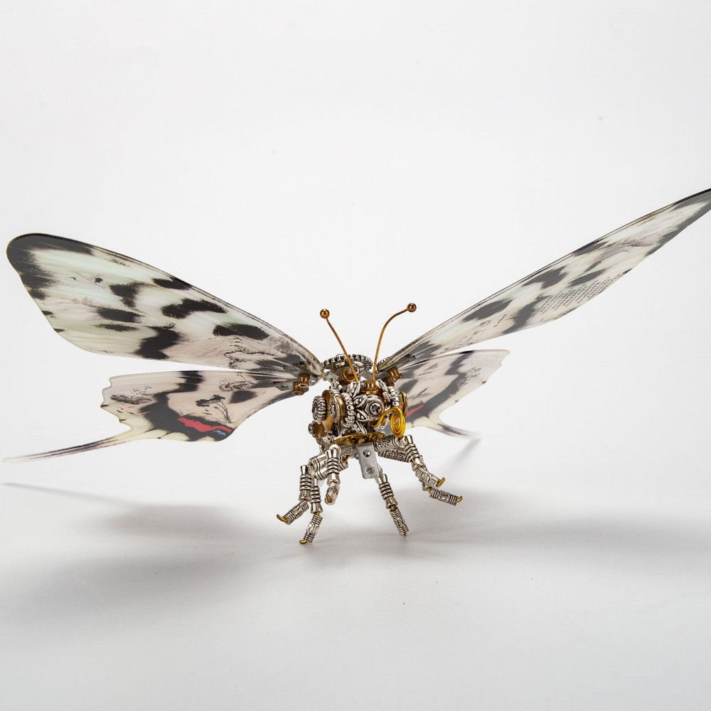 steampunk dragon swallowtail butterfly metal model kits with landscape ...