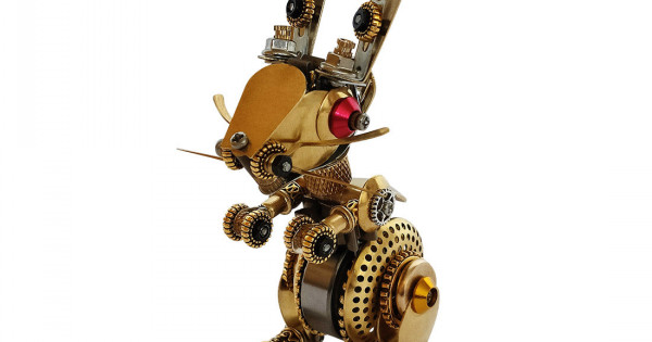steampunk easter bunny egg model metal assembly kits - steampunk-easter ...