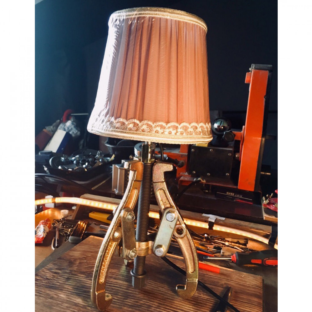steampunk industrial style tripod table lamp mechanical metal desk lamp ...