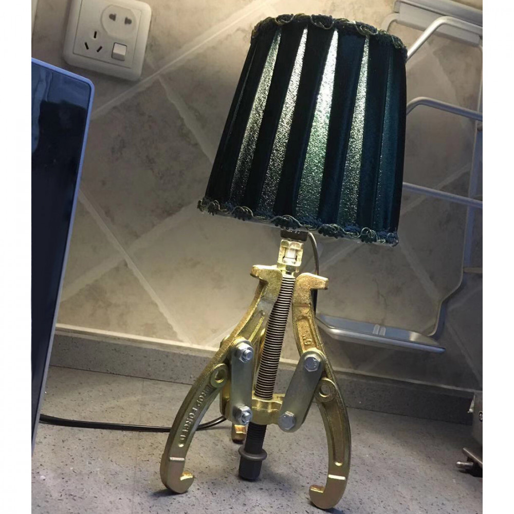 steampunk industrial style tripod table lamp mechanical metal desk lamp ...
