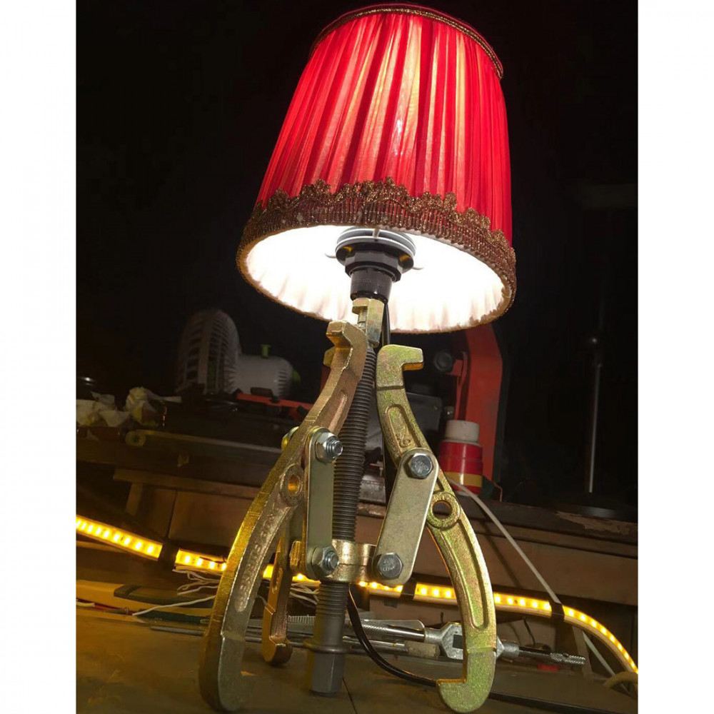 steampunk industrial style tripod table lamp mechanical metal desk lamp ...