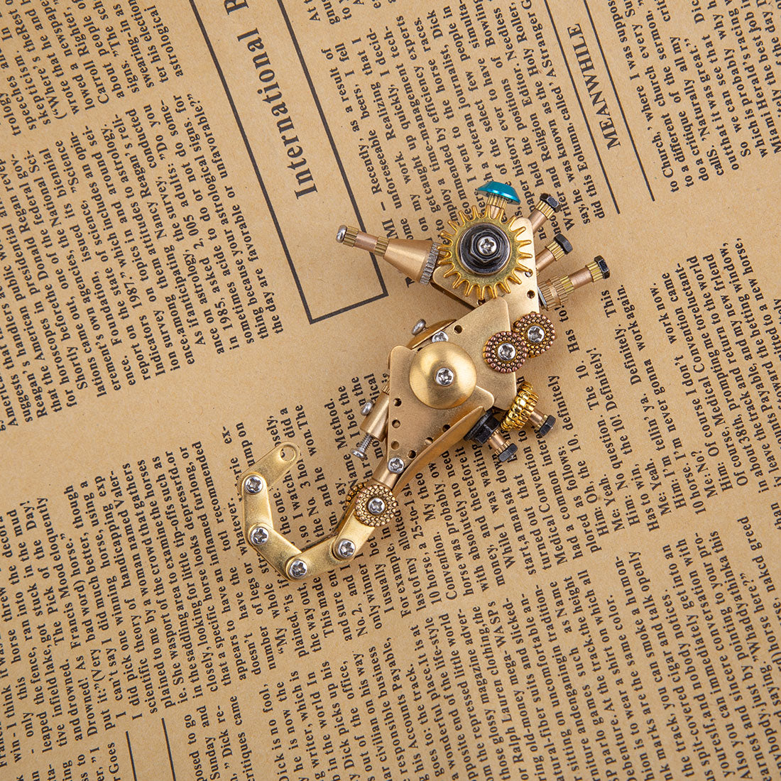 steampunk diy baby seahorse metal model kits for kids - steampunk-metal ...