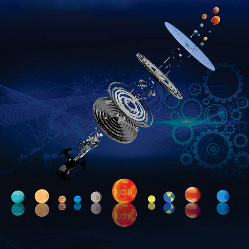 teching diy your 8 planets solar system orrery planetarium build with ...