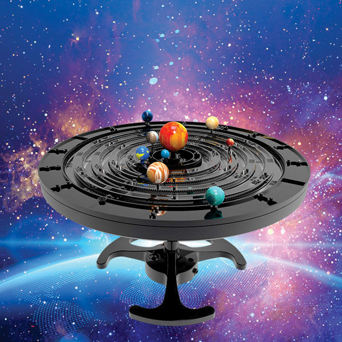 teching diy your 8 planets solar system orrery planetarium build with ...