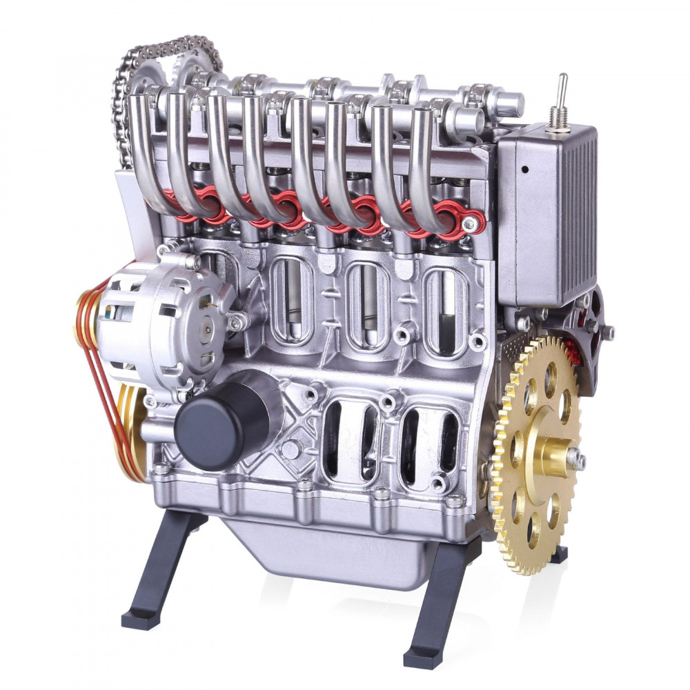 teching dm13-l4-t inline 4 cylinder car engine l4 diy assembly metal ...