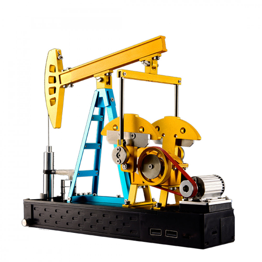 teching oil well pumping unit 219pcs diy 3d metal assembly model kits ...