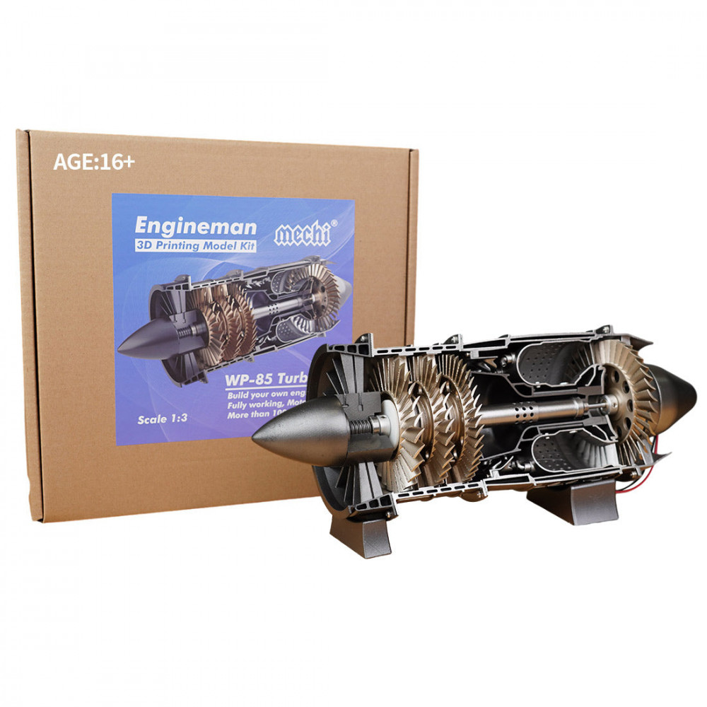 wp-85 diy build a plastic military turbojet engine model kits that ...